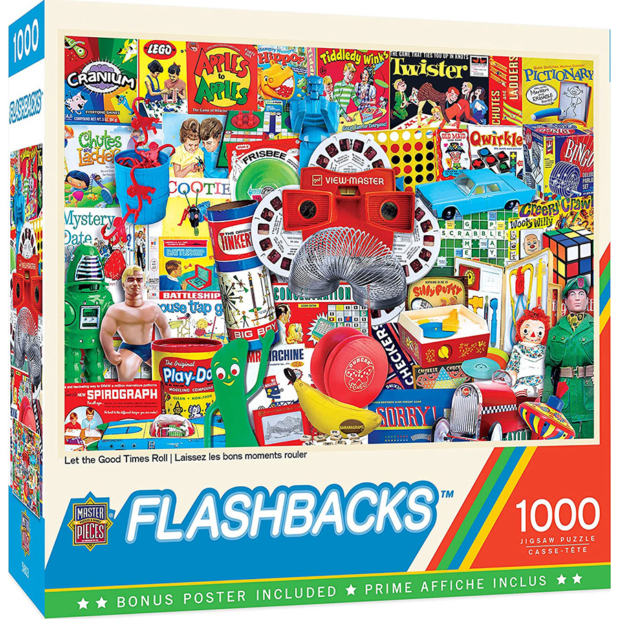 Flashbacks Let The Good Times Roll 1000 pc Puzzle - - Fat Brain Toys