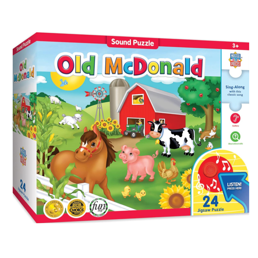 Sing-Along Floor Puzzle - Old MacDonald - Best Puzzles for Ages 3 to 6
