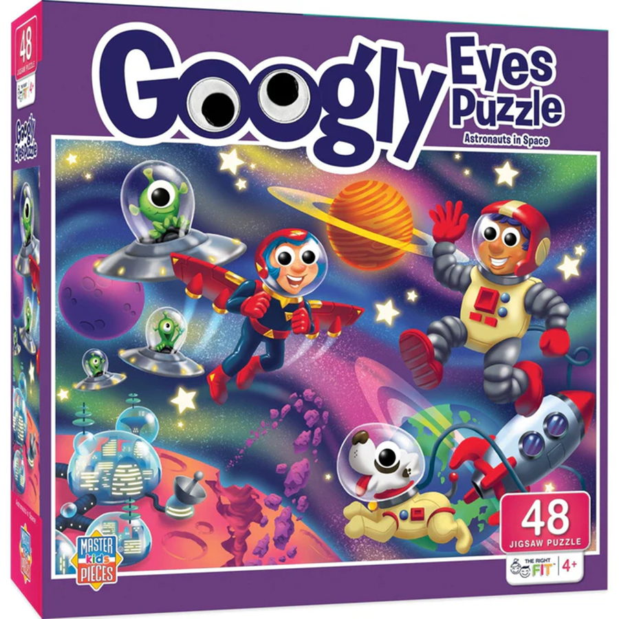 Googly Eyes Puzzle Outer Space - 48 pc - Best Puzzles for Ages 4 to 8