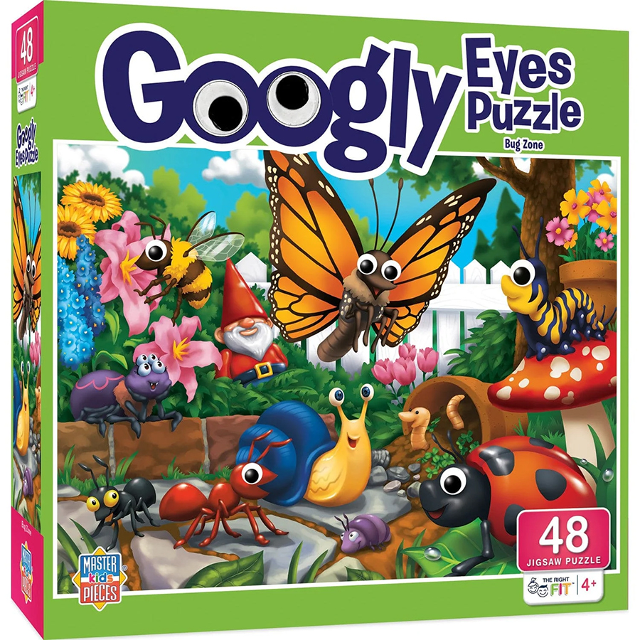 Googly Eyes Puzzle Bug Zone - 48 pc - Best Puzzles for Ages 4 to 8