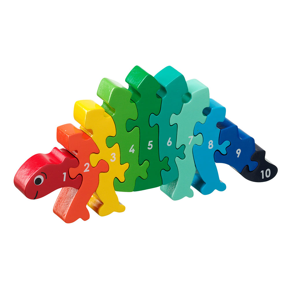 1-10 Dinosaur Puzzle - - Fat Brain Toys