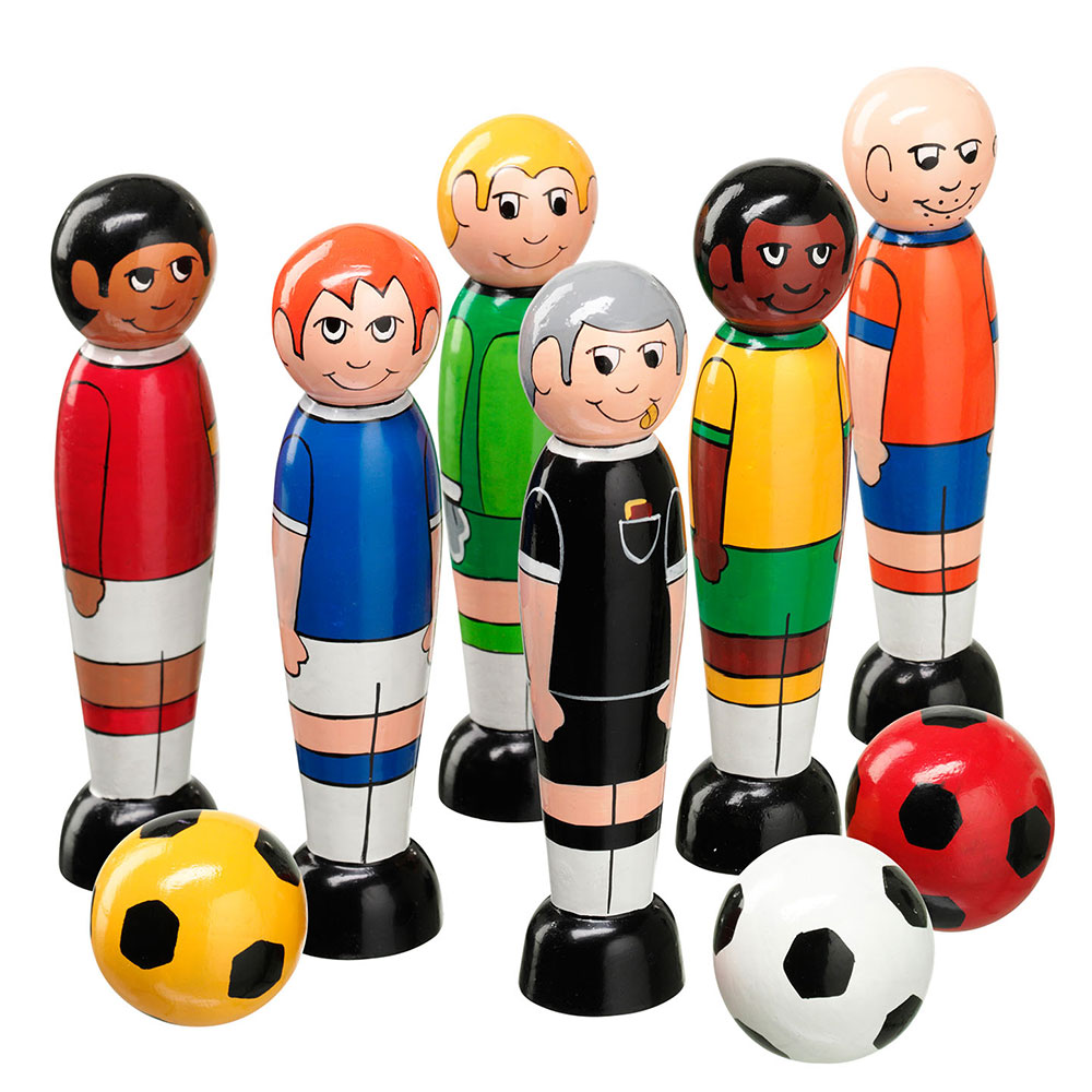 Football Bowling Set - - Fat Brain Toys