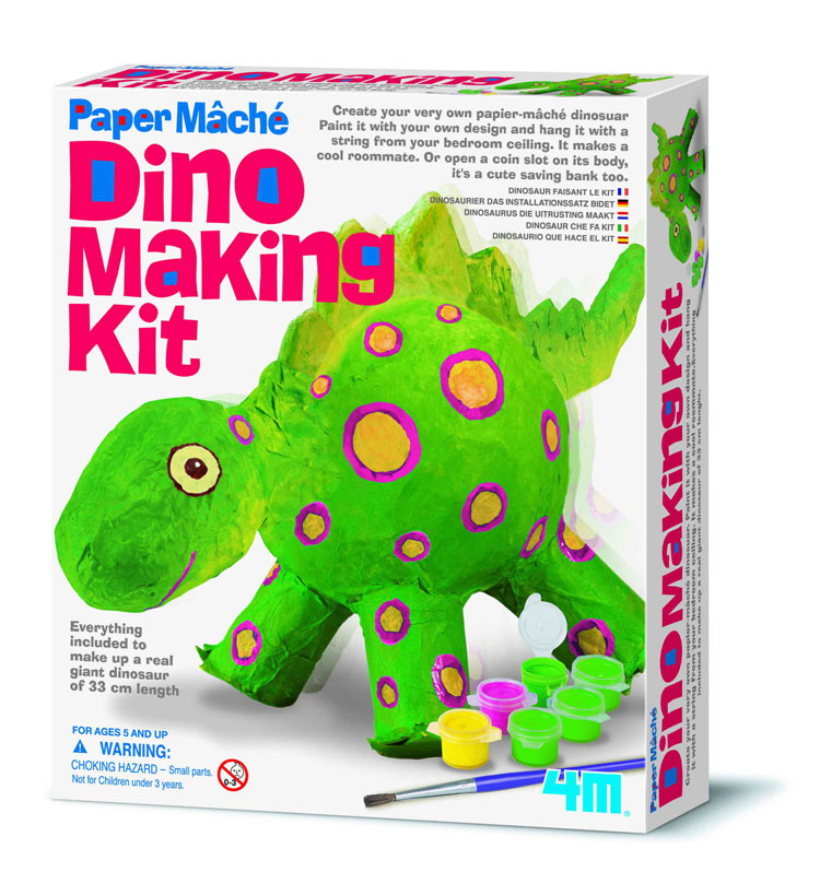 Paper Mache Dinosaur Making Kit - - Fat Brain Toys