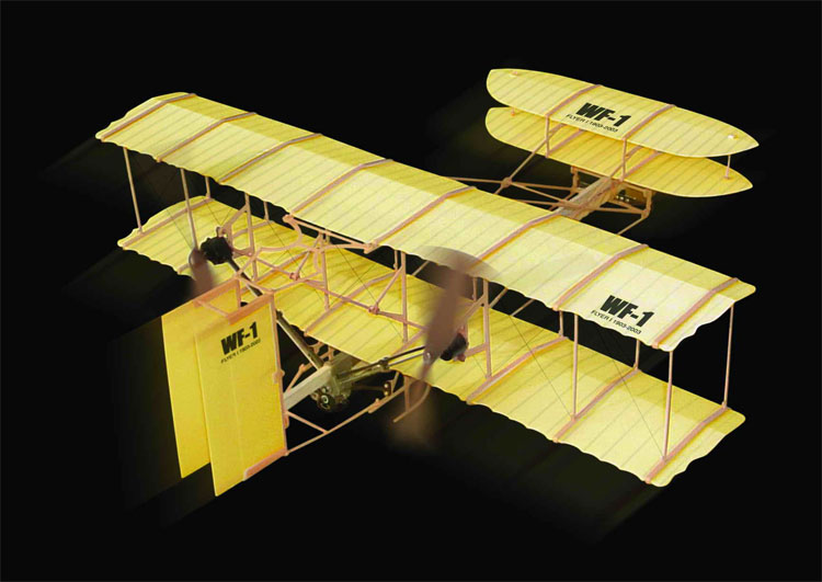 Wright Flyer Model Plane Kit - - Fat Brain Toys