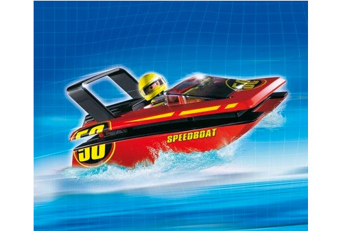 Playmobil Click & Go Speedboat - - Fat Brain Toys
