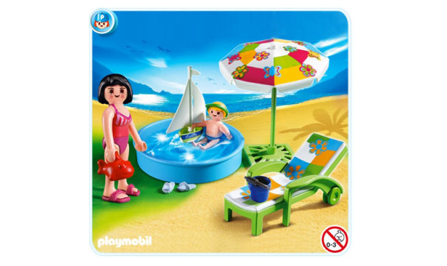 Playmobil Vacation - Wading Pool - - Fat Brain Toys