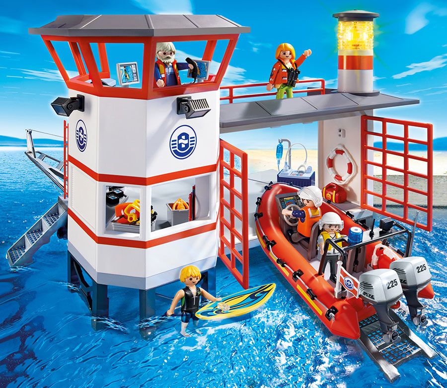 Playmobil Coast Guard - Coast Guard Station with Lighthouse