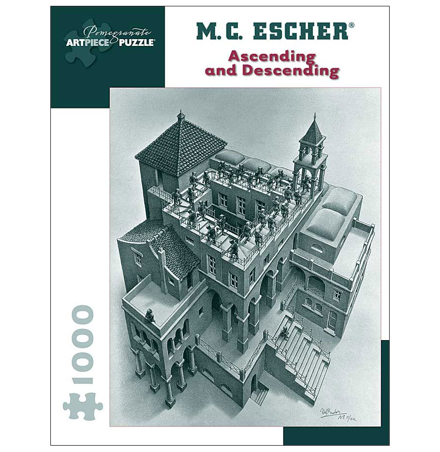 M. C. Escher Ascending and Descending - 1000 piece puzzle
