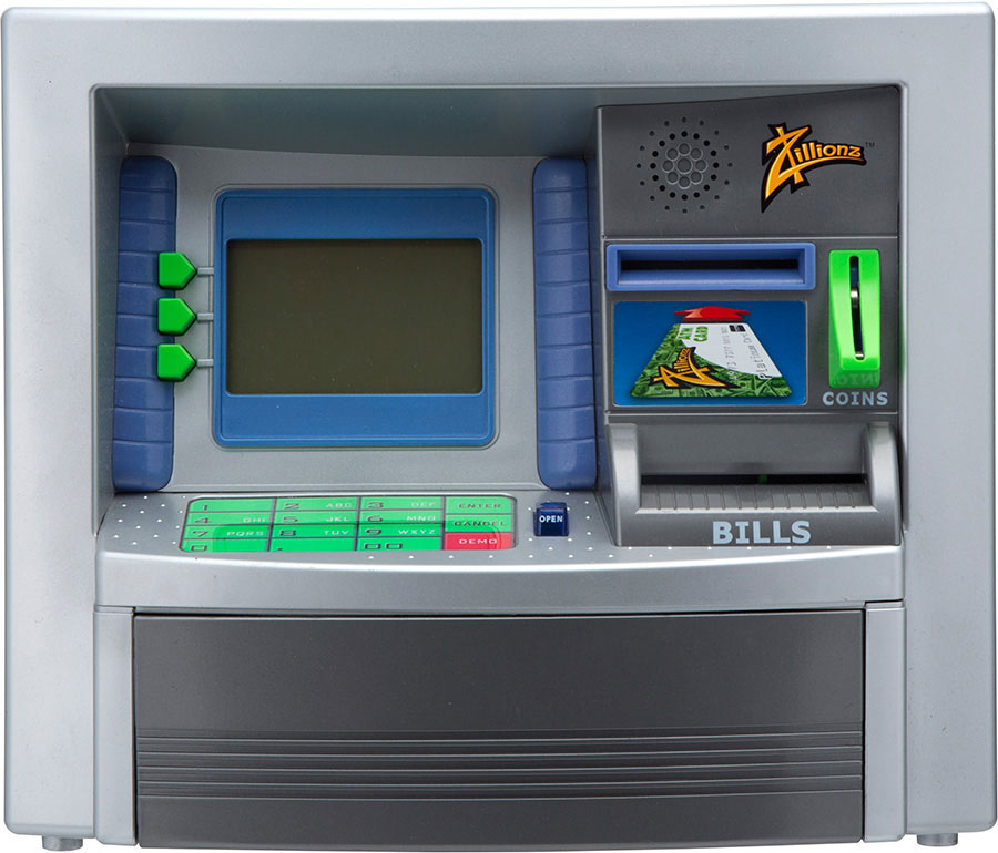 Zillionz Savings Goal ATM Bank - - Fat Brain Toys