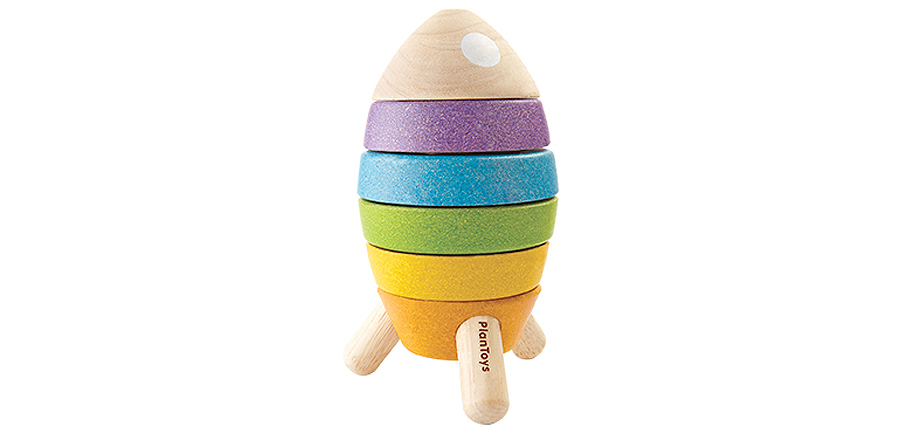 Stacking Rocket - - Fat Brain Toys
