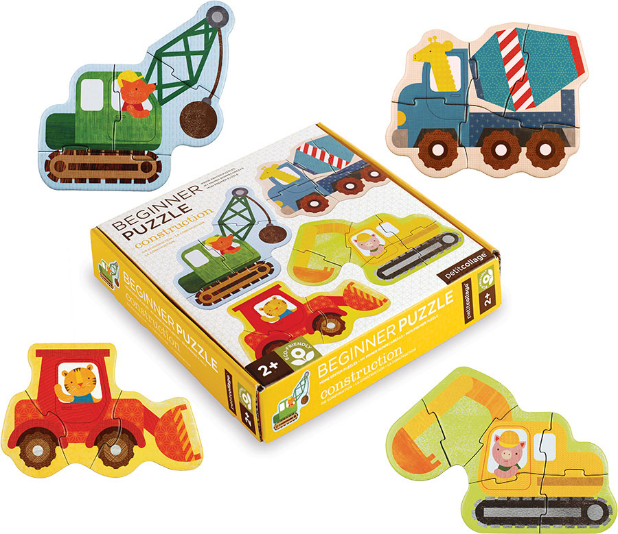 Beginner Puzzle - Construction - - Fat Brain Toys