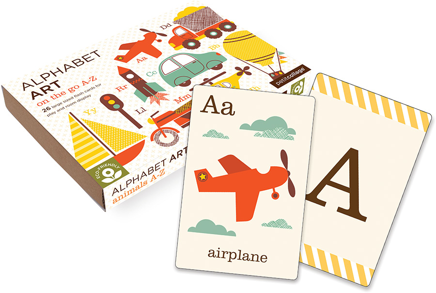 Alphabet Flash Cards - On the Go A to Z - - Fat Brain Toys