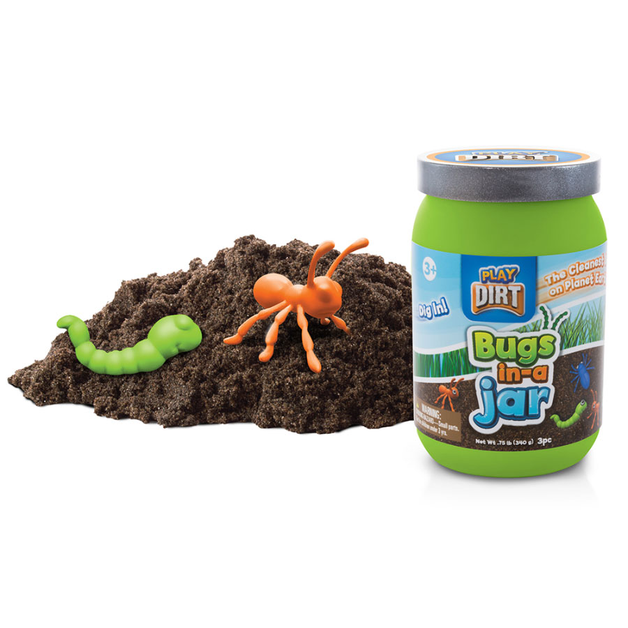 Play Dirt Bugs in-a Jar - - Fat Brain Toys