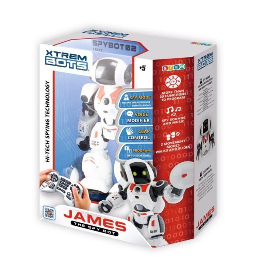 Xtrem Bots James The Spy Bot - Best for Ages 5 to 10