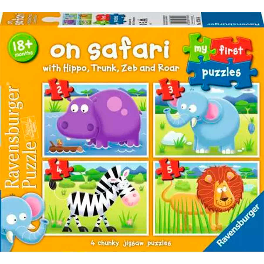 My First Puzzles - On Safari - Best Puzzles for Ages 2 to 6