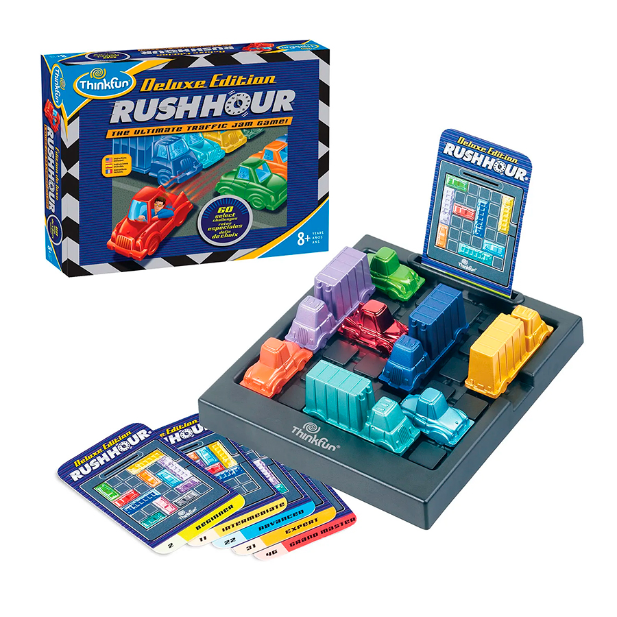 Think Fun Rush Hour Deluxe - Best Brainteasers for Ages 8 to 12