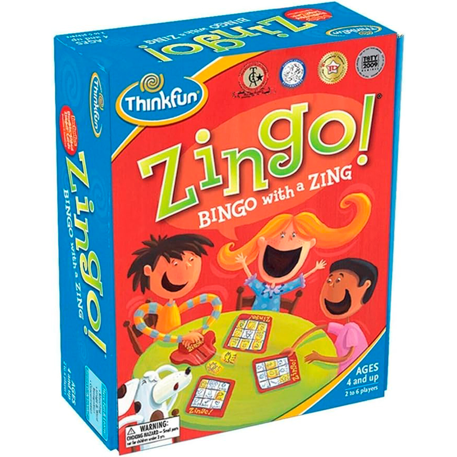 Think Fun Zingo - Best Games for Ages 4 to 9 - Fat Brain Toys