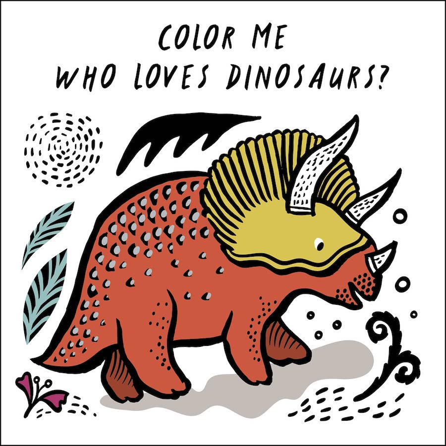 Color Me - Who Loves Dinosaurs? Bath Book - Best for Ages 3 to 5