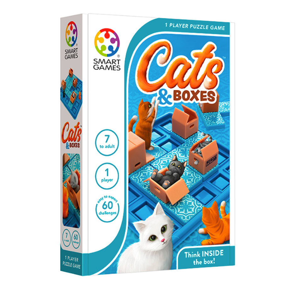 SmartGames Cats & Boxes - - Fat Brain Toys