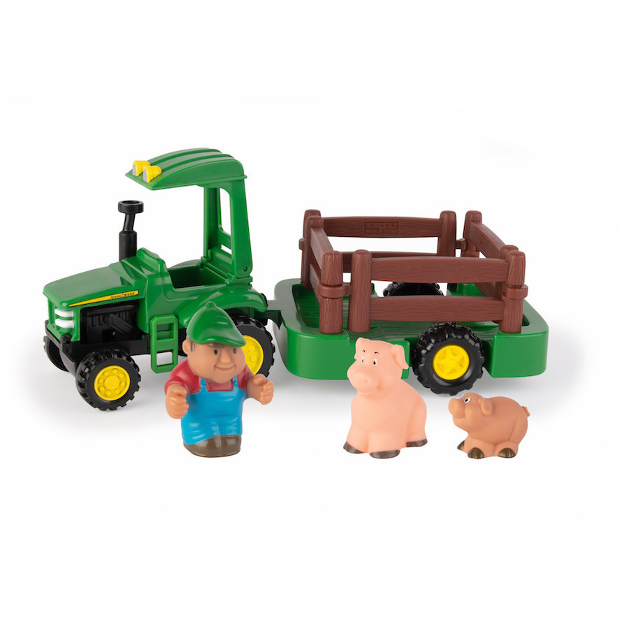John Deere 1st Farming Fun Hauling Set - - Farm Toys