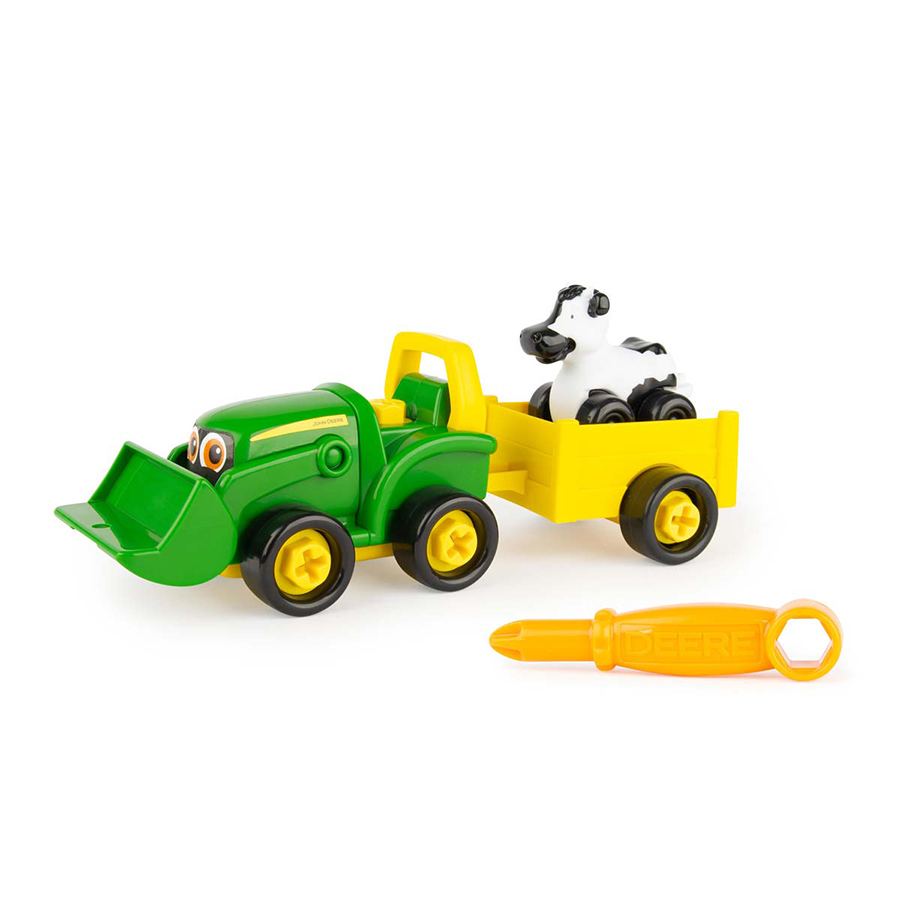 John Deere Build A Buddy Bonnie Scoop Tractor with Wagon