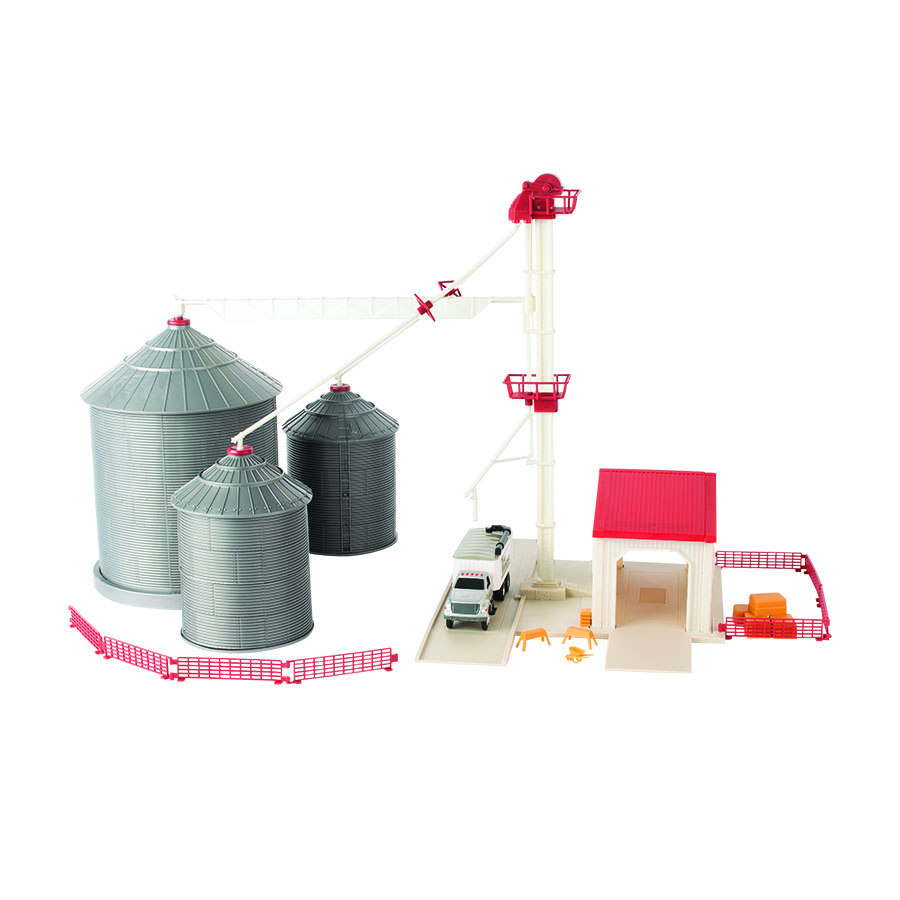 1/64 Ertl Farm Country Grain Feed Playset - - Farm Toys