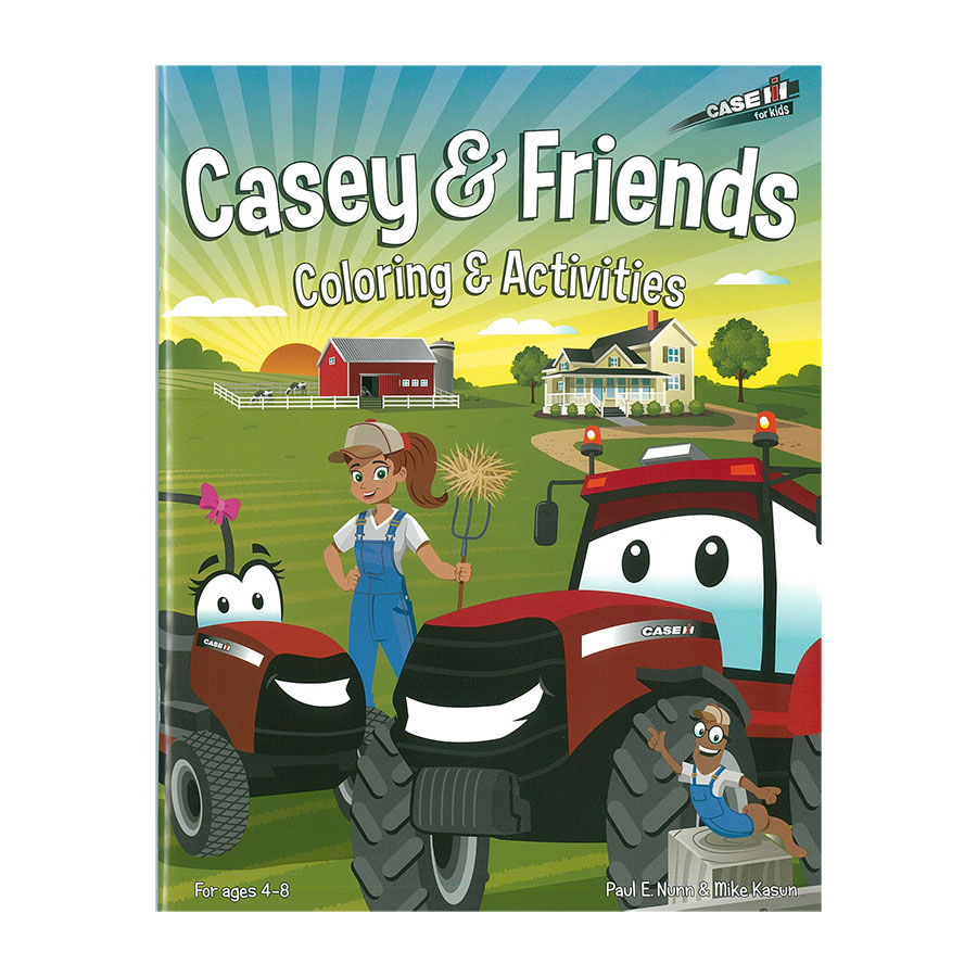 Casey & Friends Coloring and Activities Book - - Fat Brain Toys