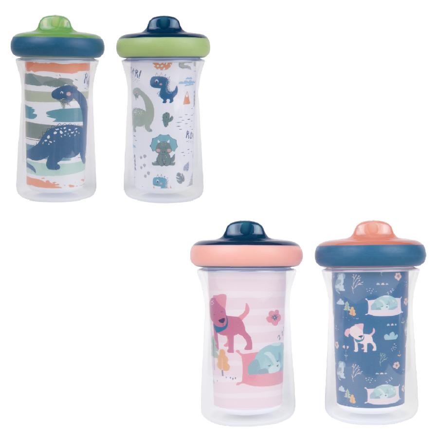 The First Years Insulated Sippy Cups 9 Oz - 2 Pack - - Fat Brain Toys