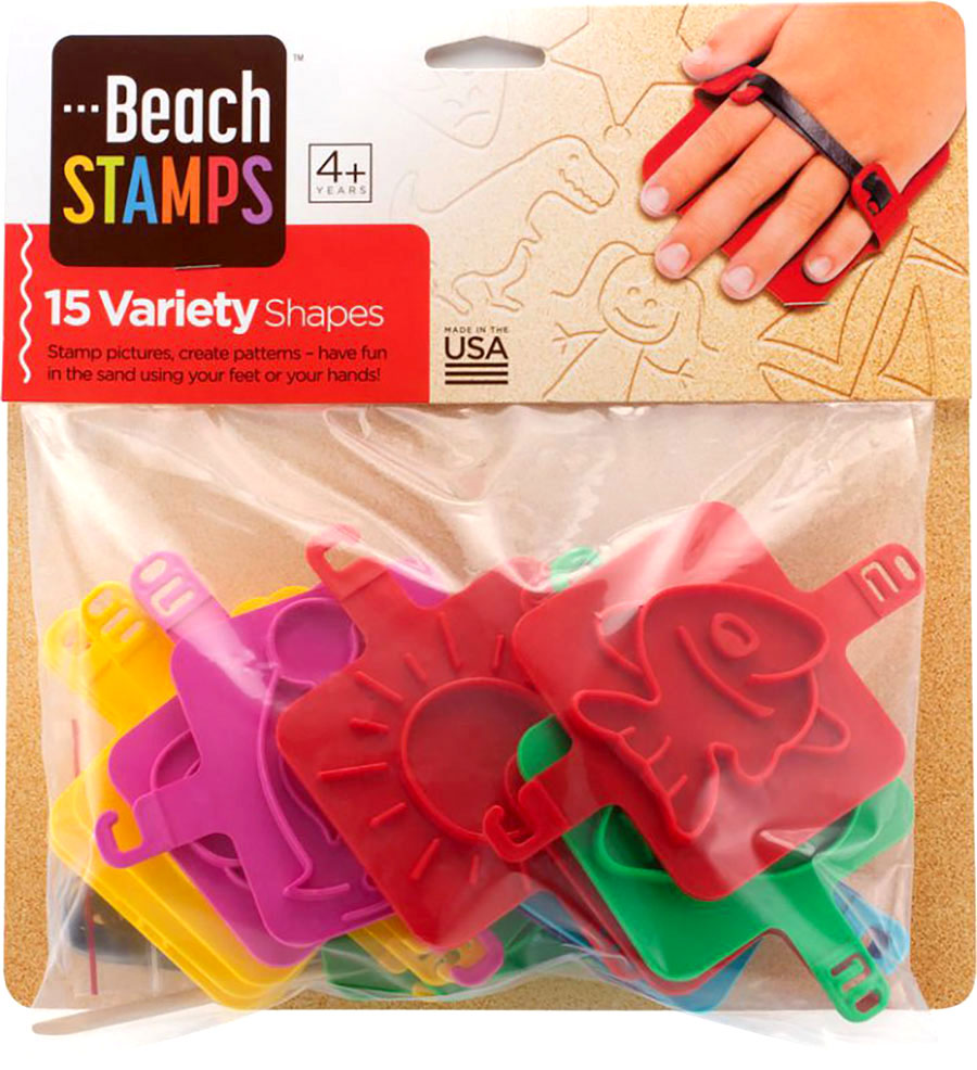 Beach Stamps - Variety Shapes - - Fat Brain Toys