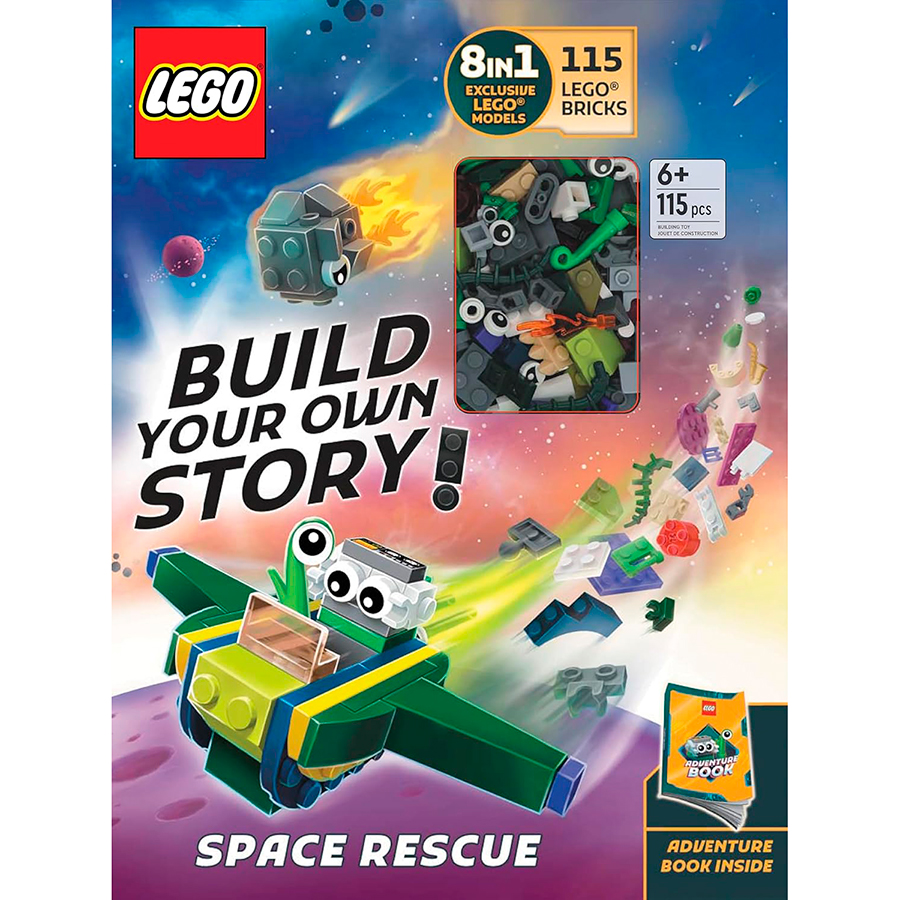 LEGO Books - Build Your Own Story Space Rescue - Best for Ages 6 to 11