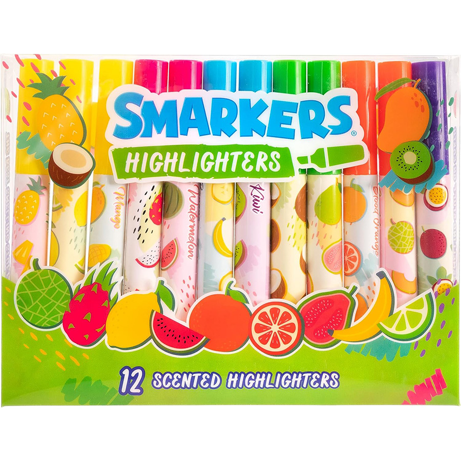 Smarkers Medium Highlighters 12-Pack - Best for Ages 6 to 12