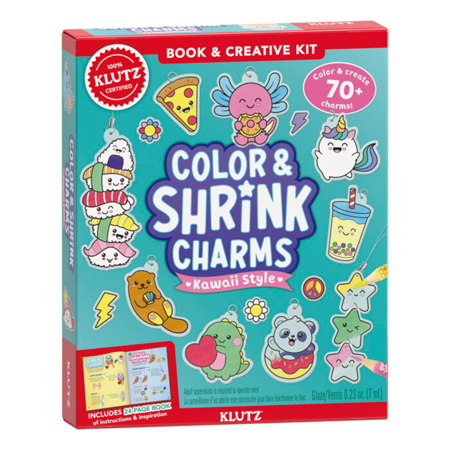 Klutz Color & Shrink Charms - Kawaii Style - - Fat Brain Toys
