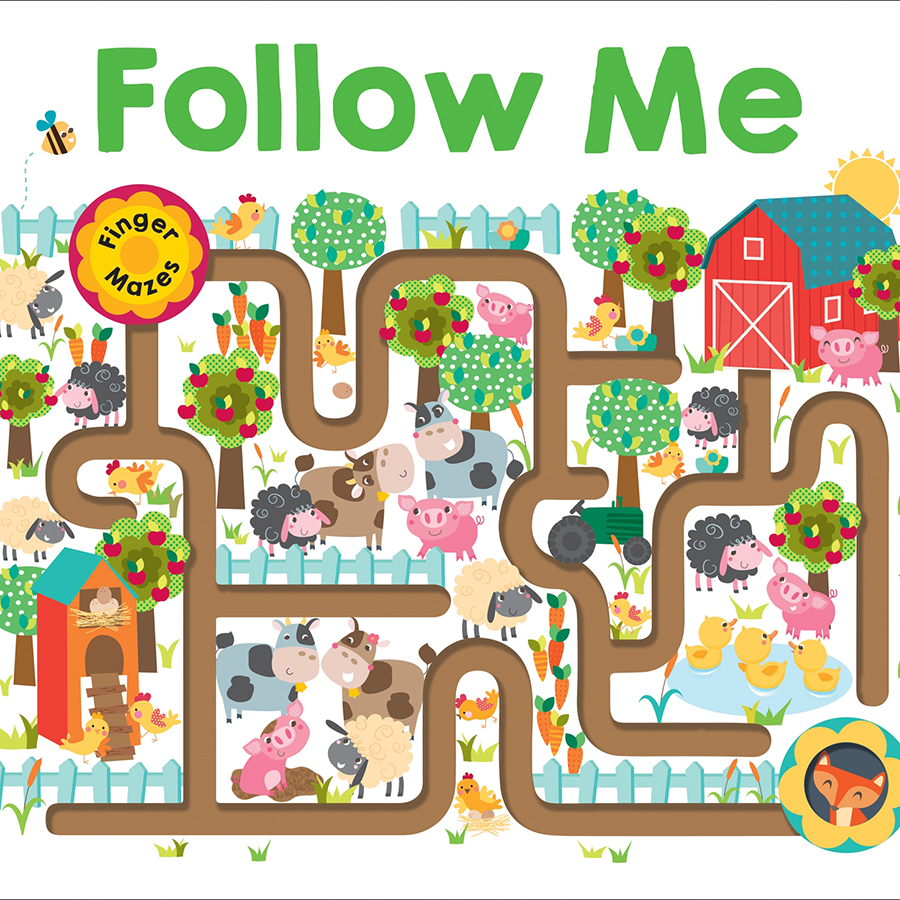 Maze Book Follow Me - - Fat Brain Toys