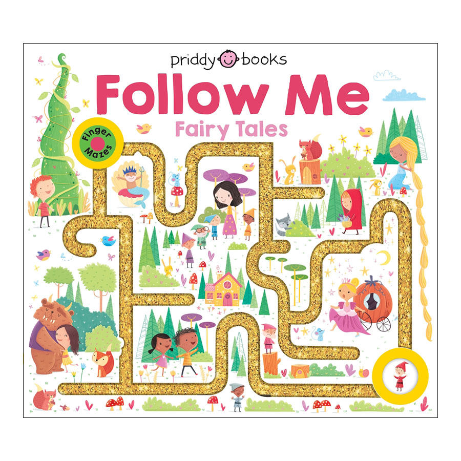 Maze Book - Follow Me Fairy Tales - - Fat Brain Toys
