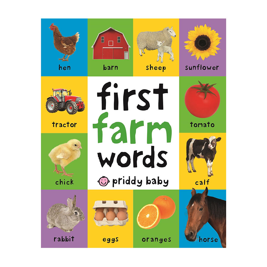 First 100 Padded Board Book - First Farm Words - - Farm Toys