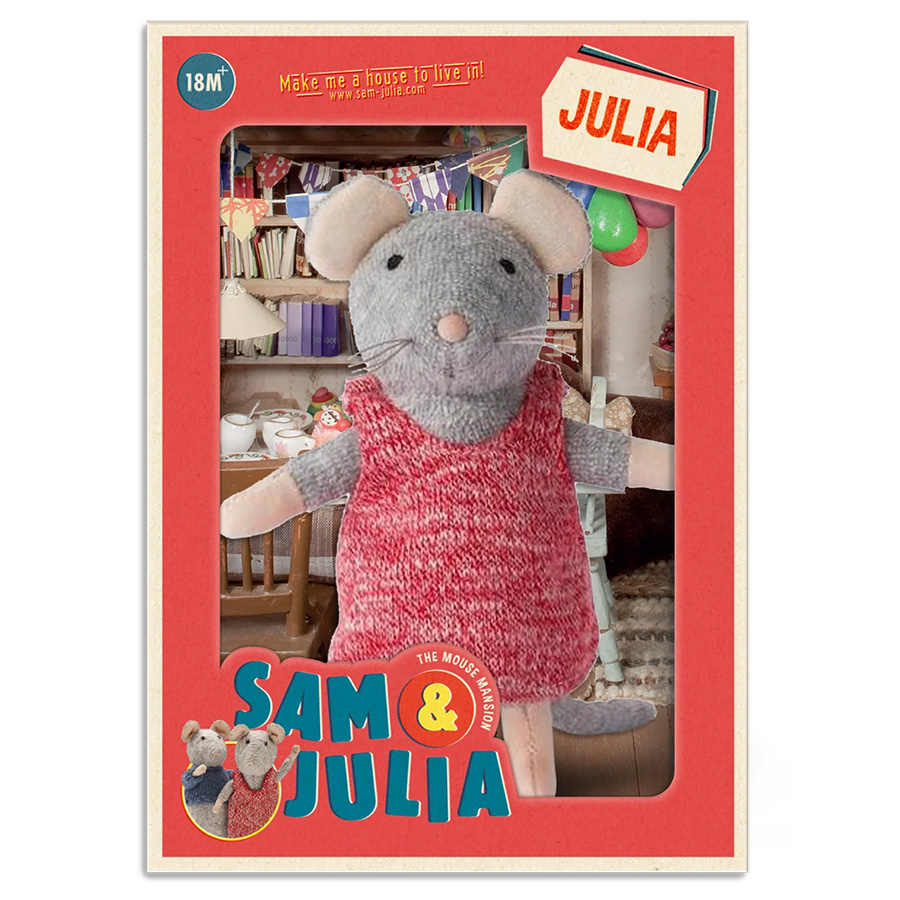 The Mouse Mansion Plush Julia - Best for Ages 3 to 7