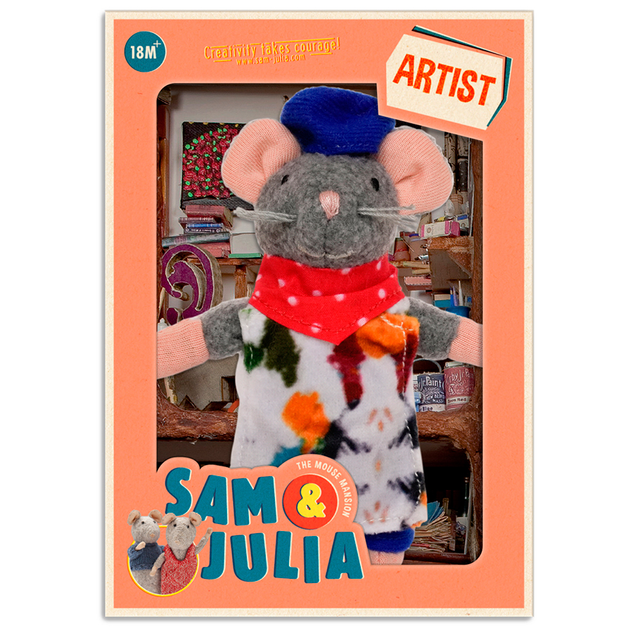 The Mouse Mansion Plush Artist - Best for Ages 2 to 6