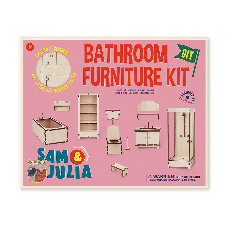 The Mouse Mansion Furniture - Bathroom - Best for Ages 6 to 9