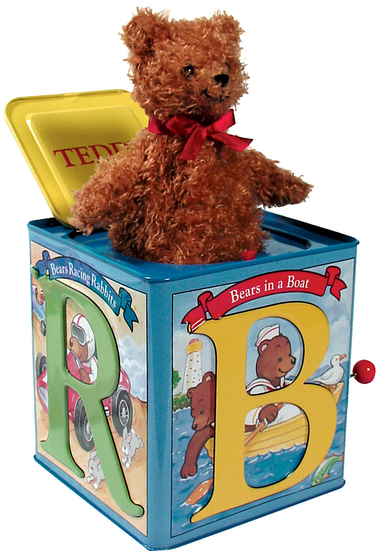 Teddy Bear in a Box - - Fat Brain Toys