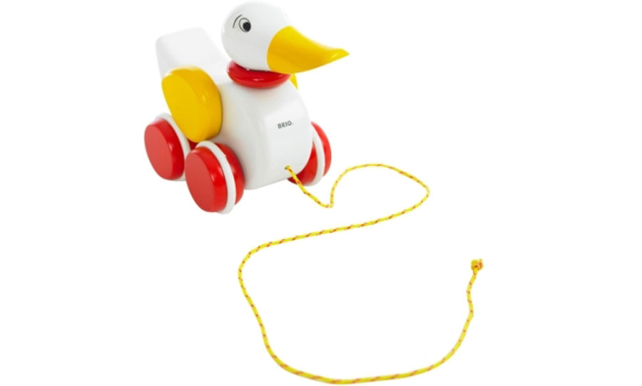 Brio Pull Along Duck - - Fat Brain Toys