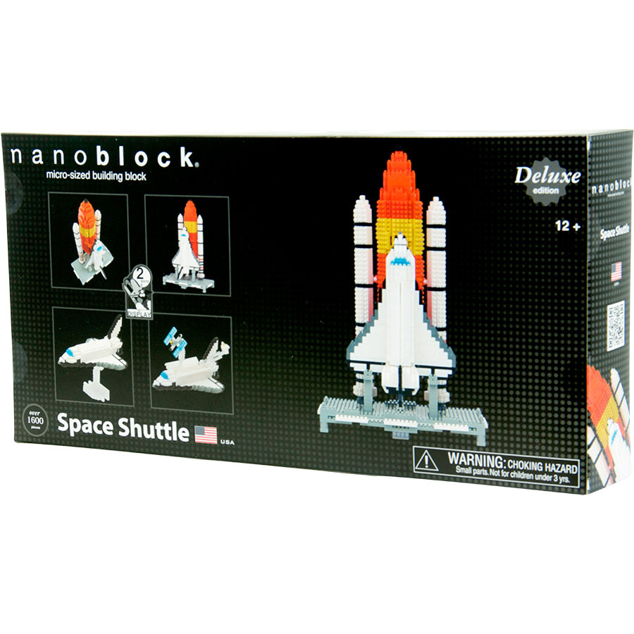 NanoBlock Space Shuttle DX - - Fat Brain Toys