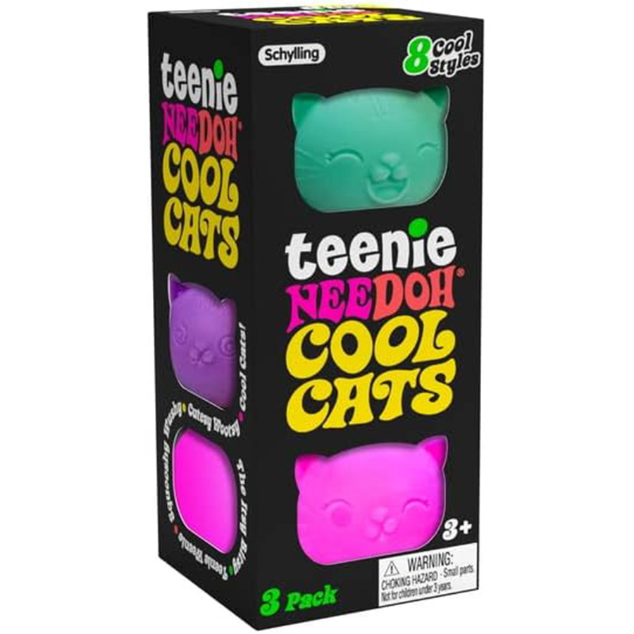 Teenie NeeDoh Cool Cats - Best Mind & Body for Ages 3 to 8