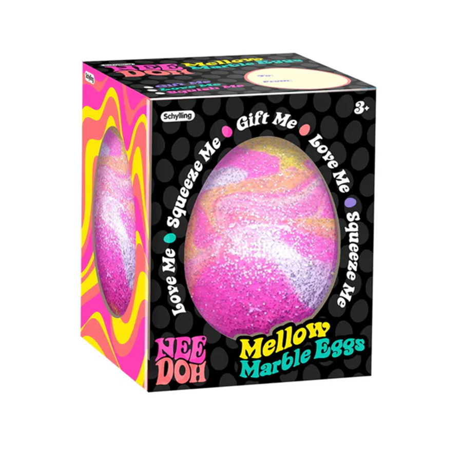 NeeDoh Swirlie Egg - - Fat Brain Toys