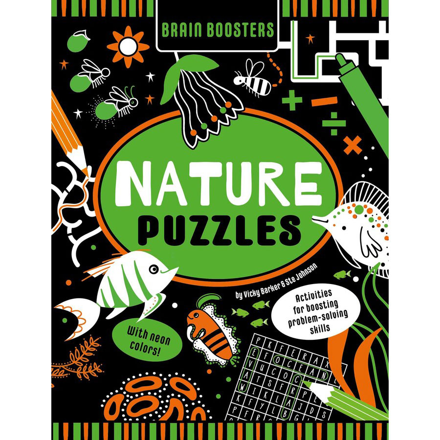 Brain Boosters Nature Puzzles Learning Activity Book for Kids
