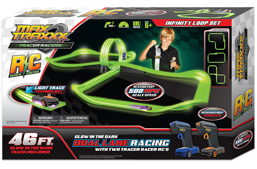 Max Traxxx Tracer Racers Infinity Loop Set - - Fat Brain Toys