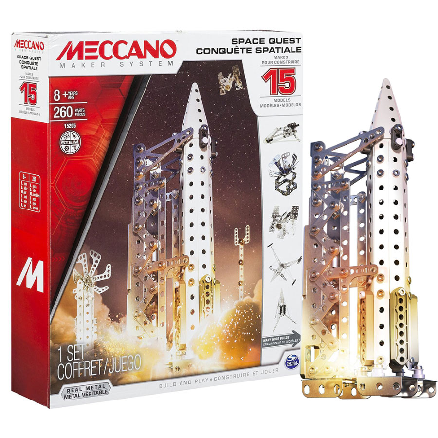 Meccano Space Quest 15 Model Set - - Fat Brain Toys