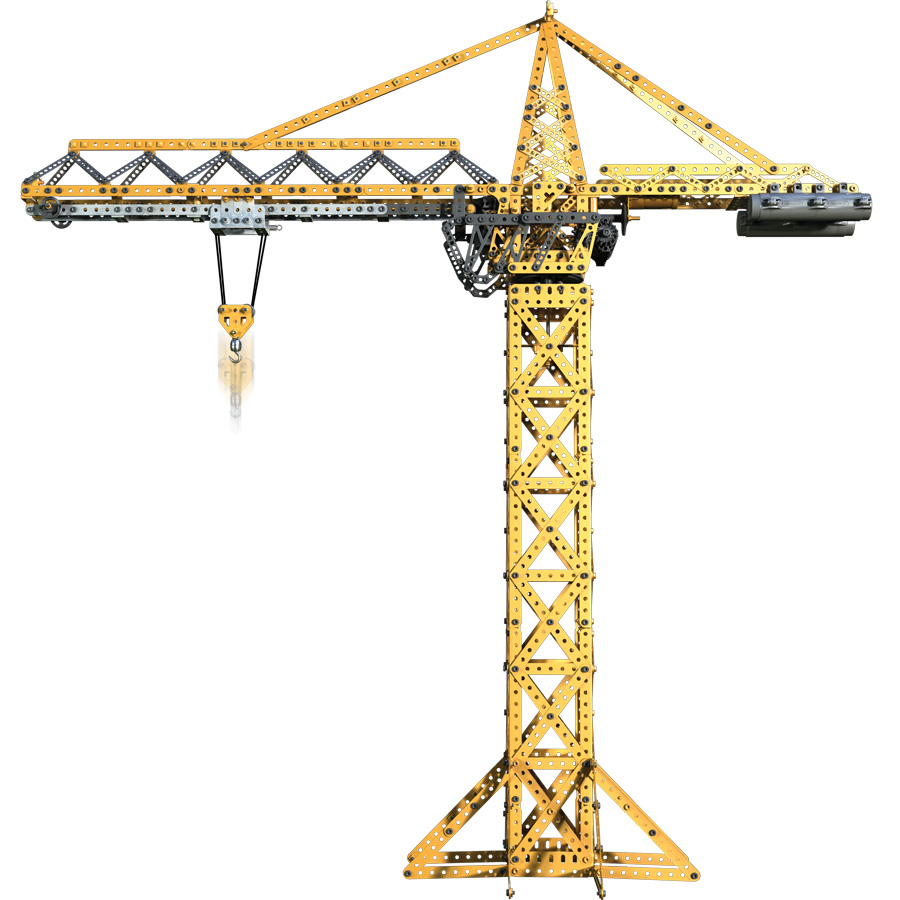 Meccano Elite - Automated Crane Set - - Fat Brain Toys