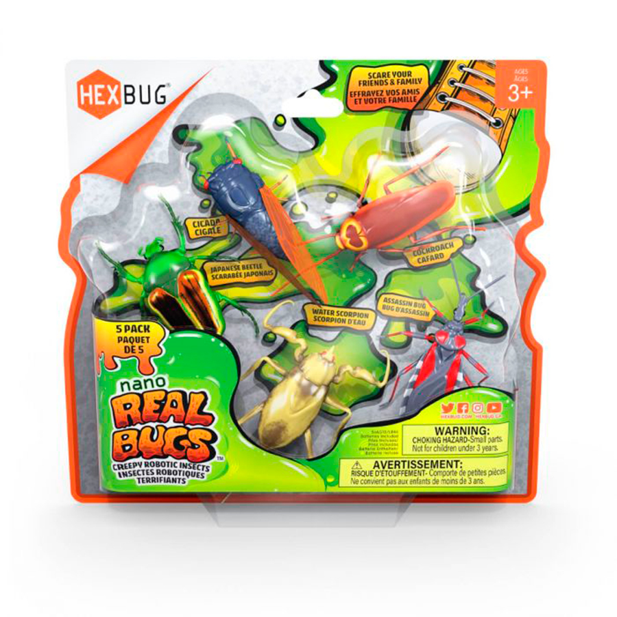 Hex Bots Nano Real Bugs 5 Pack Best For Ages 5 To 9
