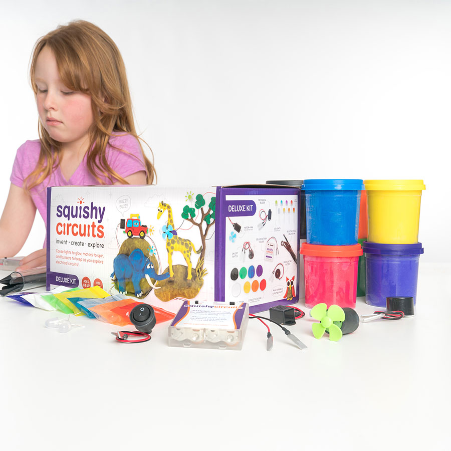 Squishy Circuits Deluxe Kit - - Fat Brain Toys