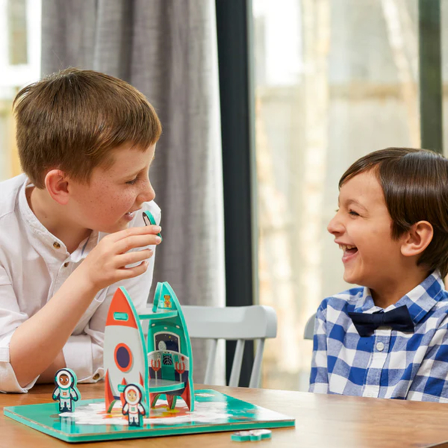 Space Ship Play Puzzle - - Fat Brain Toys